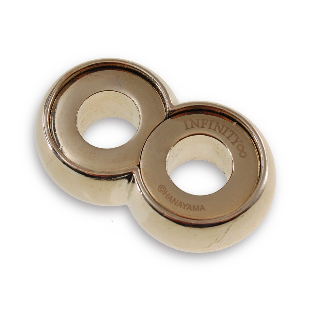 Cast Infinity Metal Puzzle, Hanayama, Brain Teaser, Mechanical Puzzle ...