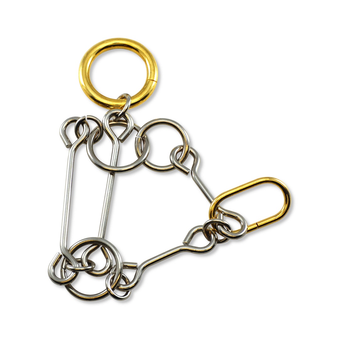 The Chain Gang Wire Puzzle, Puzzle Master Brain Teaser, Game ...