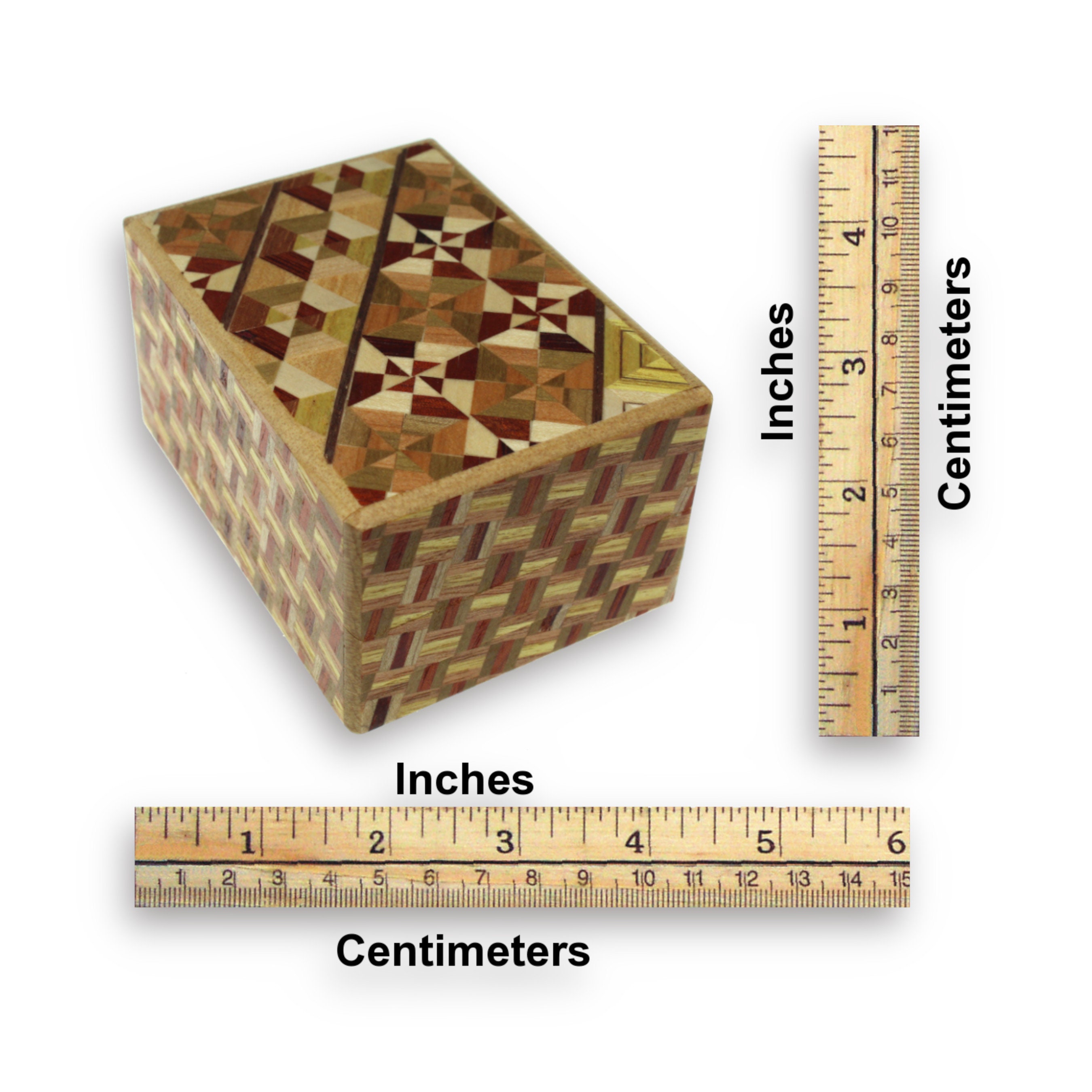 Japanese Puzzle Box 3 Sun 12 Step Koyosegi Kuzushi, Wood Puzzle Box ...