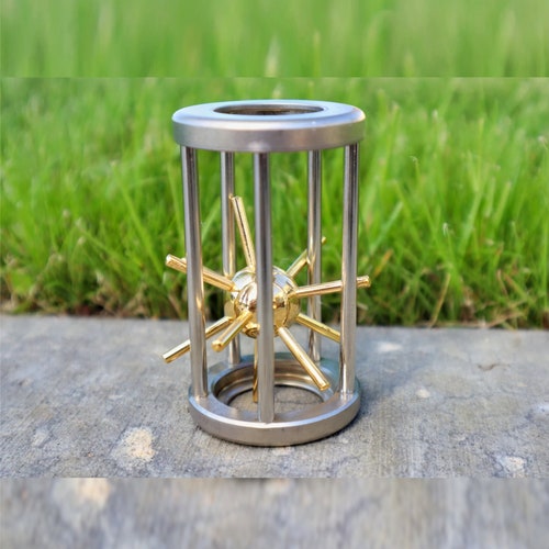 Fortress Aluminum Metal Puzzle Brain Teaser Game Mechanical - Etsy