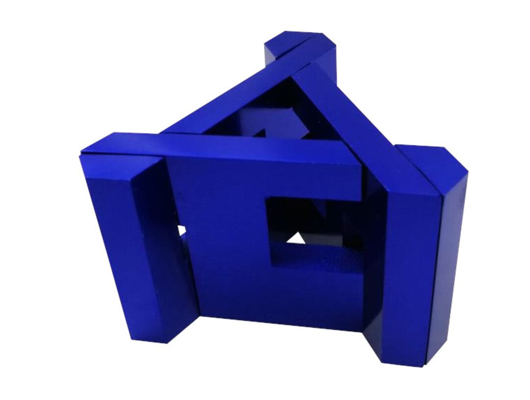 Triad Metal Puzzle, Aluminum Metal Puzzle, Brain Teaser, Game ...