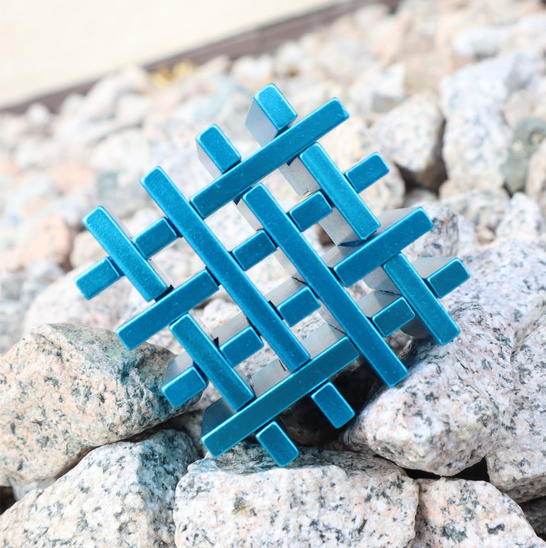 Lattice Metal Puzzle, Brain Teaser, Game, Mechanical Puzzle, IQ Logic Teaser, 3D Puzzle, Puzzle ...