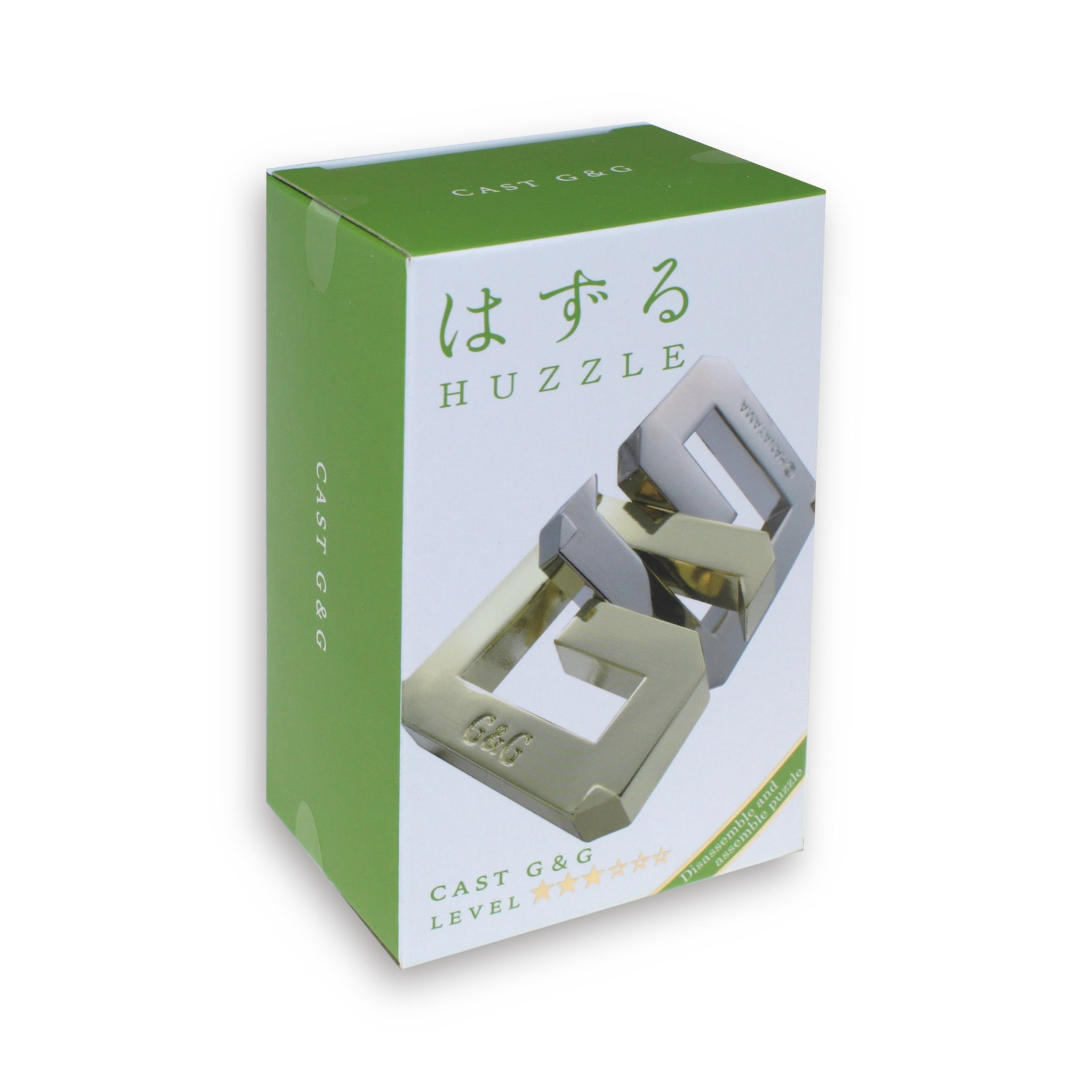 Cast G & G Metal Puzzle, Hanayama, Brain Teaser, Mechanical Puzzle, IQ ...