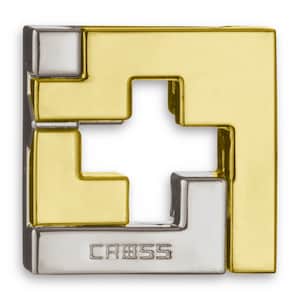 Cast Cross Metal Puzzle, Hanayama, Brain Teaser, Mechanical Puzzle, IQ ...