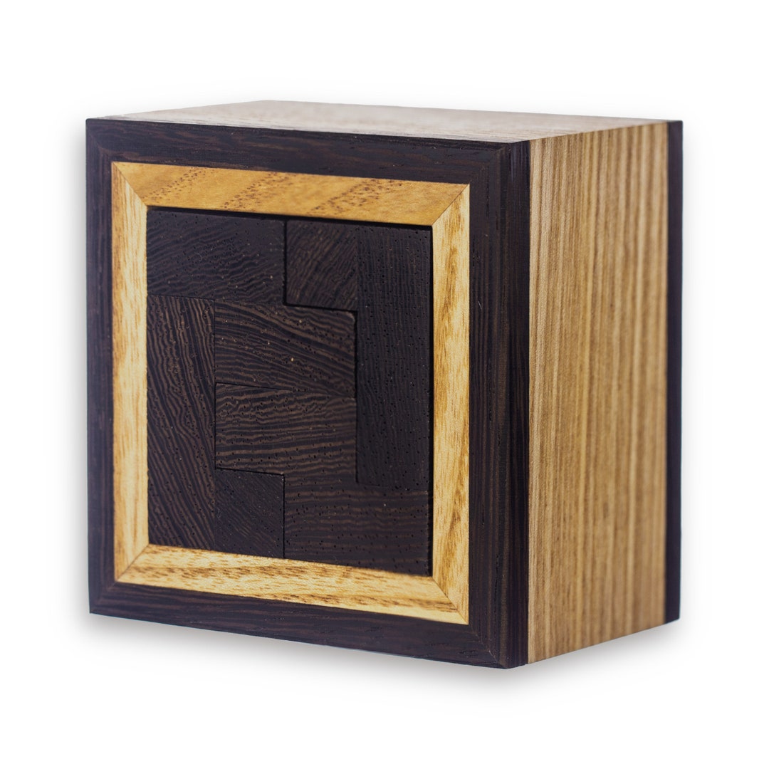 Double Symmetry Wooden Puzzle, Pelikan Puzzles, Wood Puzzle, Brain ...