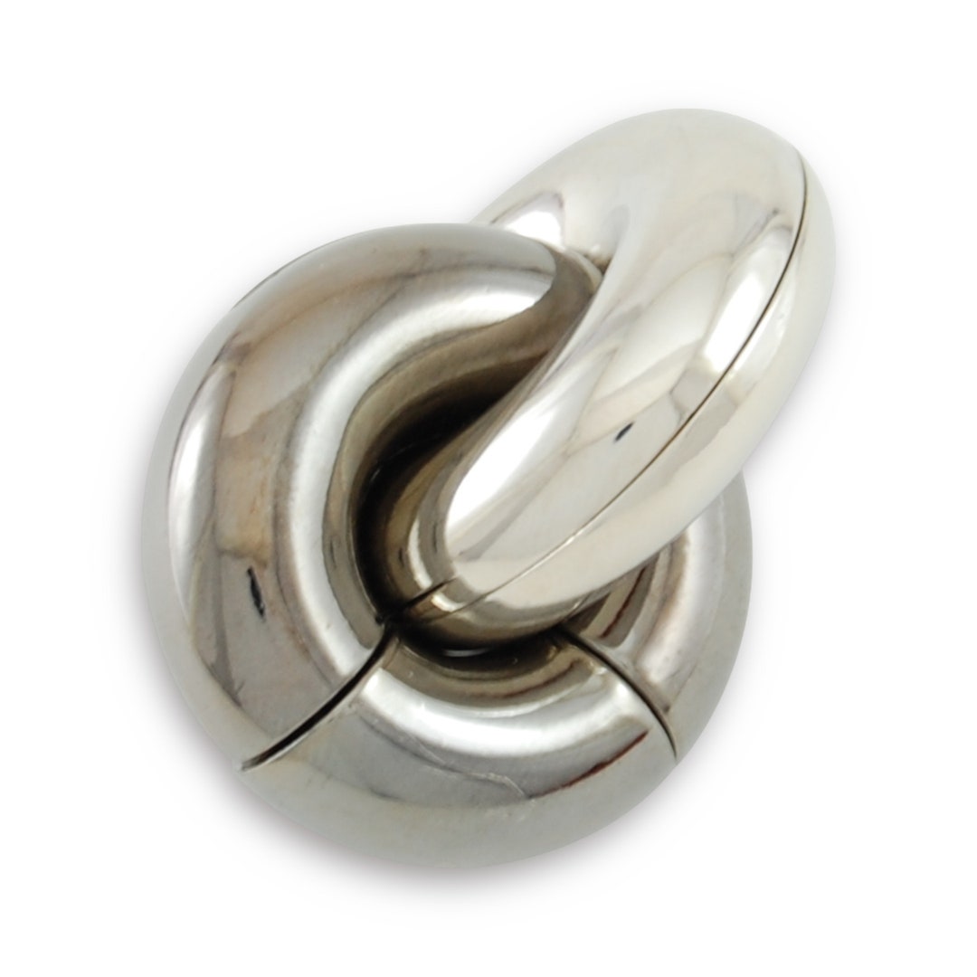 Cast Donuts Metal Puzzle, Hanayama, Brain Teaser, Mechanical Puzzle, IQ ...