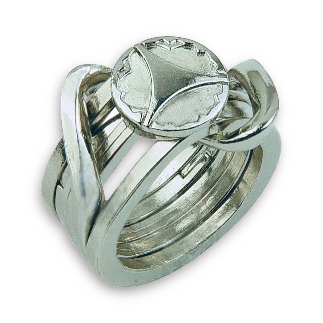 Cast Ring II, Metal Puzzle, Hanayama, Brain Teaser, Mechanical Puzzle ...