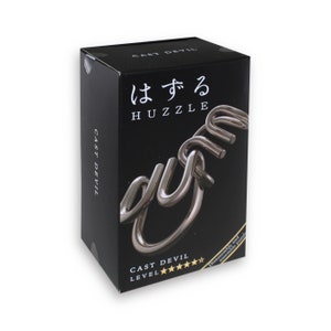 Cast Devil Metal Puzzle, Hanayama, Brain Teaser, Mechanical Puzzle, IQ ...