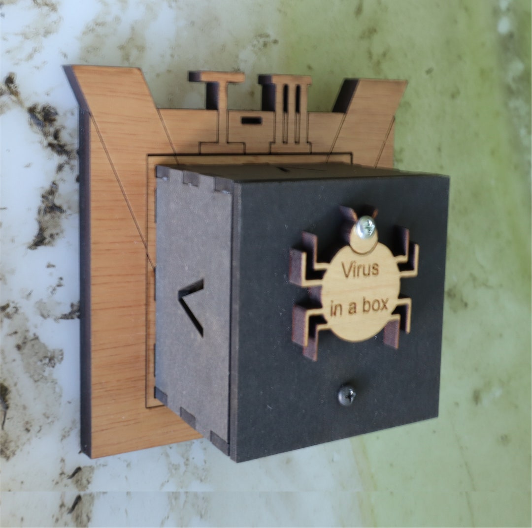 Virus in a Box Wood Puzzle, Jean Claude Constantin Wooden Puzzle, Brain ...