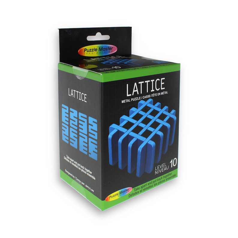 Lattice Metal Puzzle, Brain Teaser, Game, Mechanical Puzzle, IQ Logic Teaser, 3D Puzzle, Puzzle ...