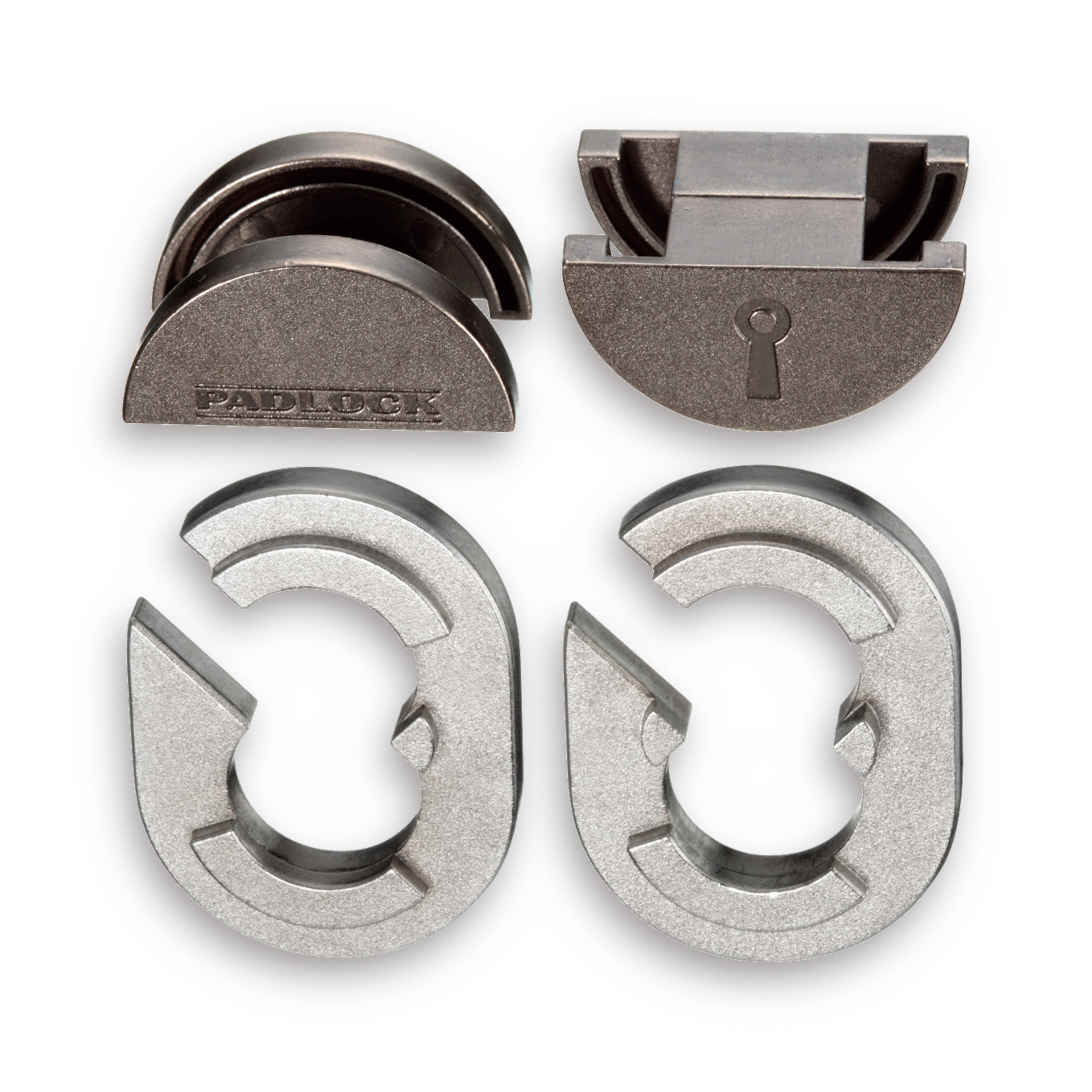 Cast Padlock Metal Puzzle, Hanayama, Brain Teaser, Mechanical Puzzle ...