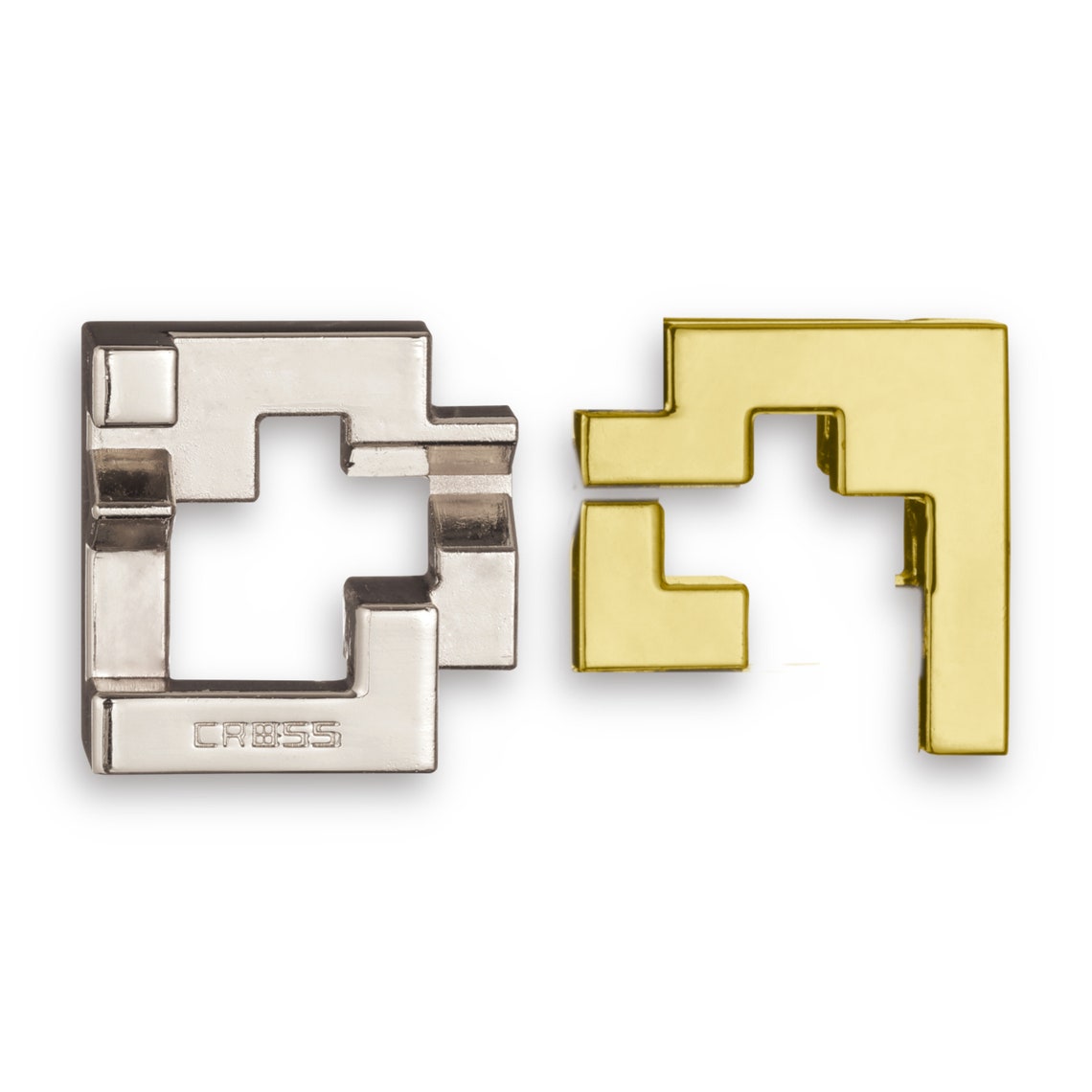 Cast Cross Metal Puzzle Hanayama Brain Teaser Mechanical - Etsy