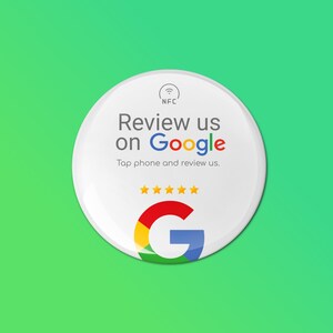 Google Review NFC Action Button / NFC Sticker for Google Reviews - Etsy