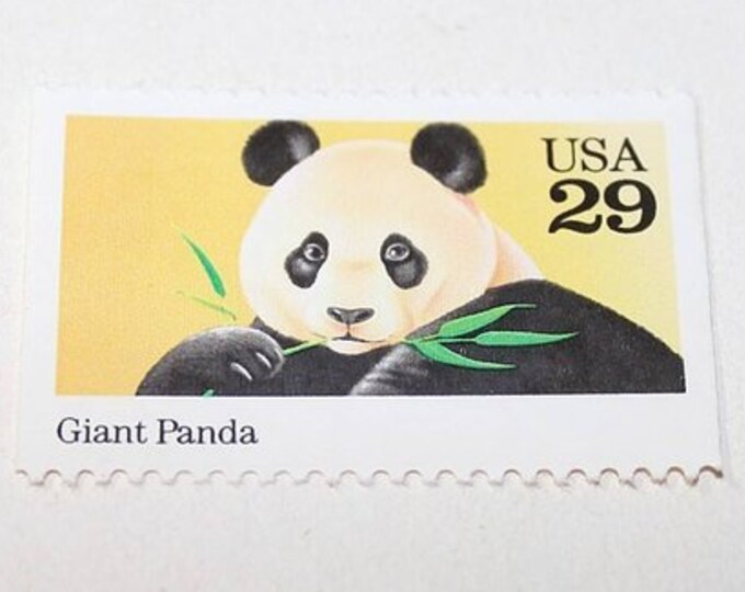 Five 29c Giant Panda Postage Stamps .. Unused US Postage | Etsy