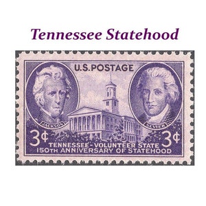 3c Tennessee Statehood Stamp .. Unused US Postage Stamps .. Pack of 10 ...