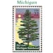 22c MICHIGAN Statehood Stamp | Vintage Unused US Postage Stamp | Pack ...