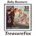 Five 33c Baby Boomers Stamps .. Unused US Postage Stamps .. 1940-1960 ...