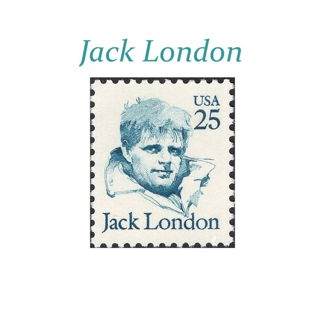 10 Stamps .. 25c Jack London | Vintage Unused US Postage Stamps ...