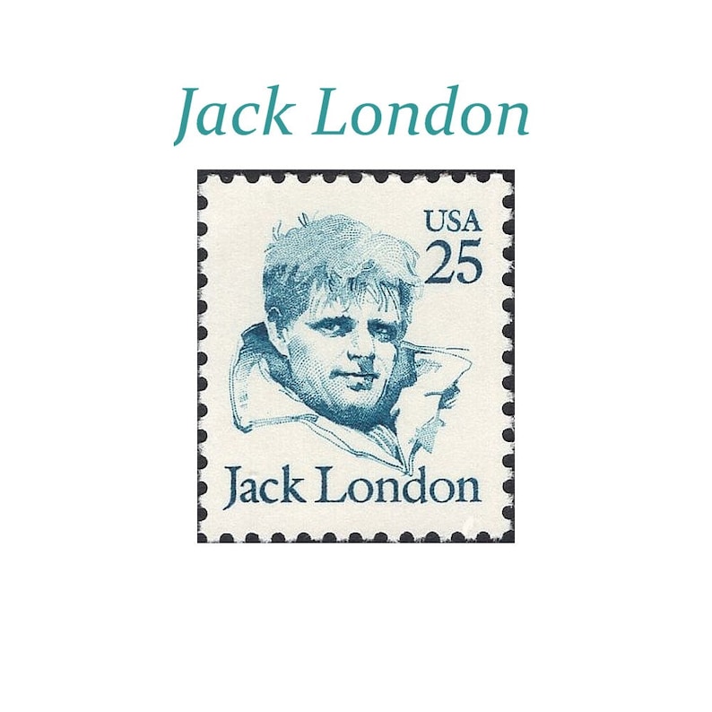 10 Stamps .. 25c Jack London Vintage Unused US Postage - Etsy