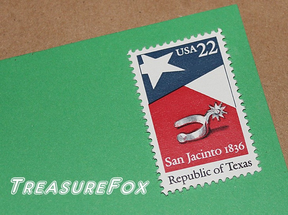 Vintage Unused US Postage Stamp 22c Republic of TEXAS Stamp of - Etsy
