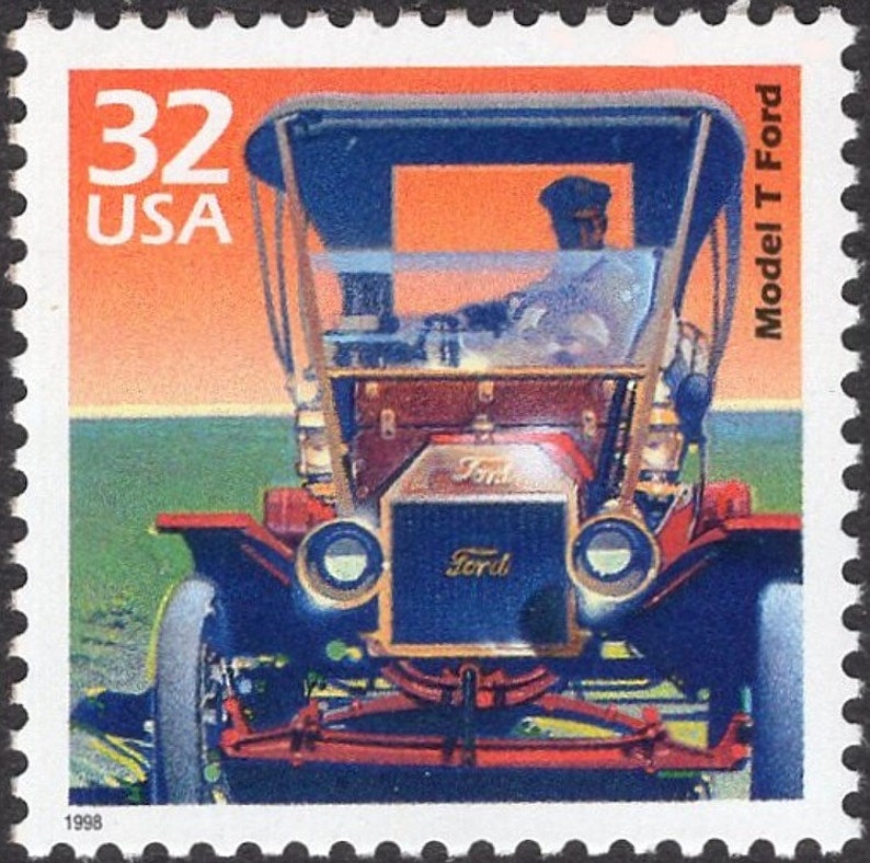 Five 32c Model T Ford Stamps .. Unused US Postage Stamps .. - Etsy