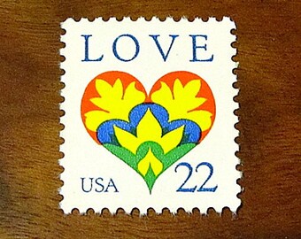 22 Cent RAINBOW LOVE Stamp .. Set of 50 .. Unused Vintage US | Etsy