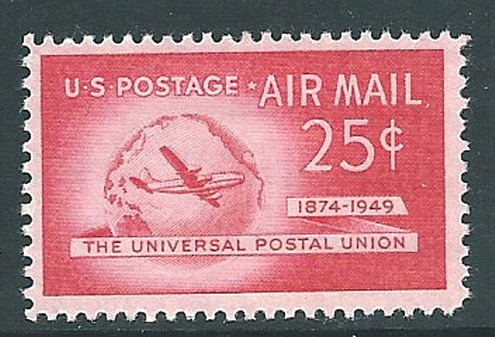 Pack of TEN .. 25c Universal Postal Union Airmail Stamp of - Etsy