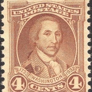 4c George Washington Issue of 1932 | Vintage Unused US Postage Stamps ...