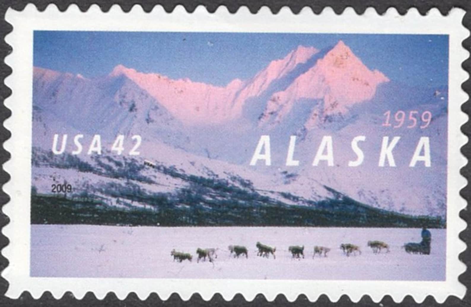 42c Alaska Statehood stamp Vintage Unused Postage Stamp | Etsy