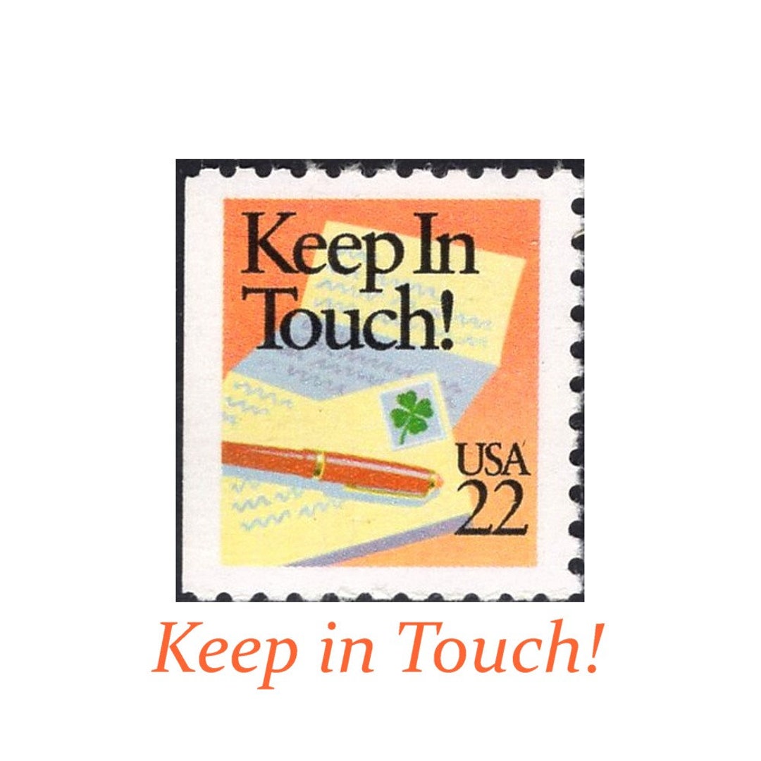 Five 22c Keep in Touch Stamp | Unused US Postage Stamps | Pack of 5 ...