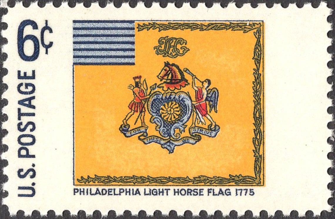 Historical Colonial American Flags Set Vintage Unused | Etsy