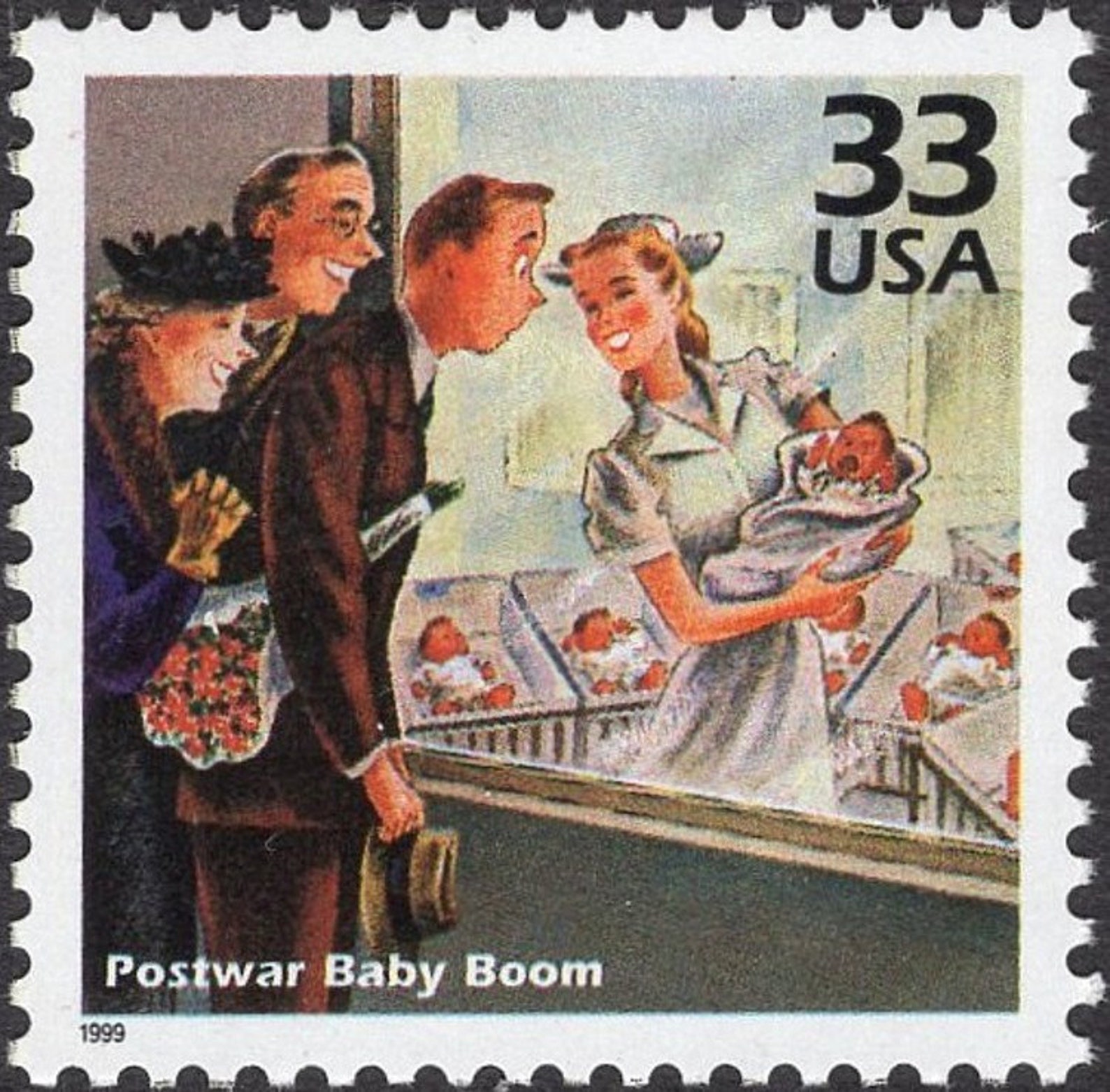 Five 33c Baby Boomers Stamps .. Unused US Postage Stamps .. - Etsy