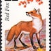 Five 22c Red Fox Stamp .. Unused US Postage Stamps .. Pack of 5 Stamps ...