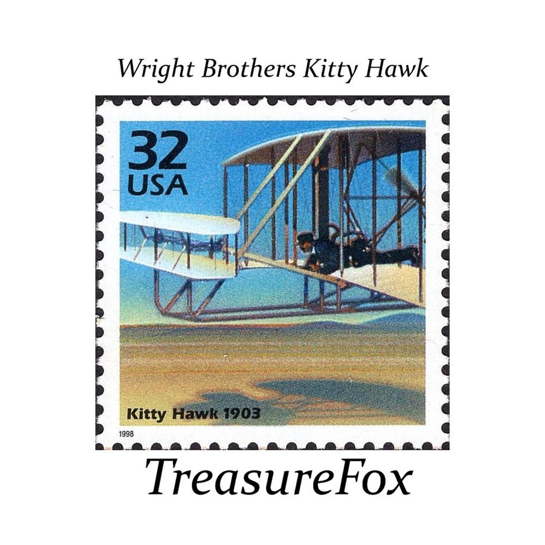 Five 32c Wright Brothers Stamps .. Unused US Postage Stamps | Kitty ...