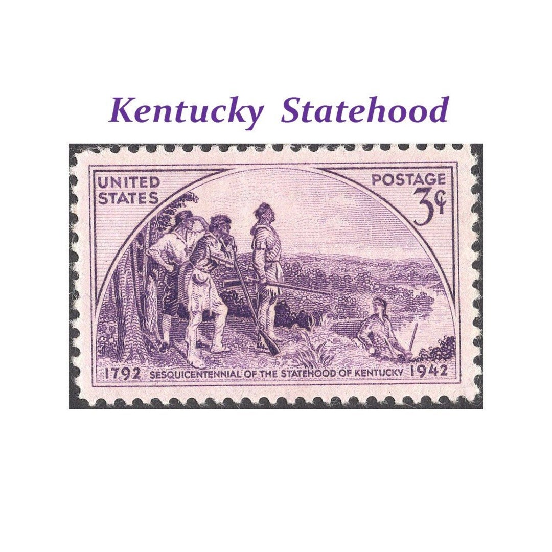 3c Kentucky Statehood Stamp .. Unused US Postage Stamps .. Pack of 20 ...