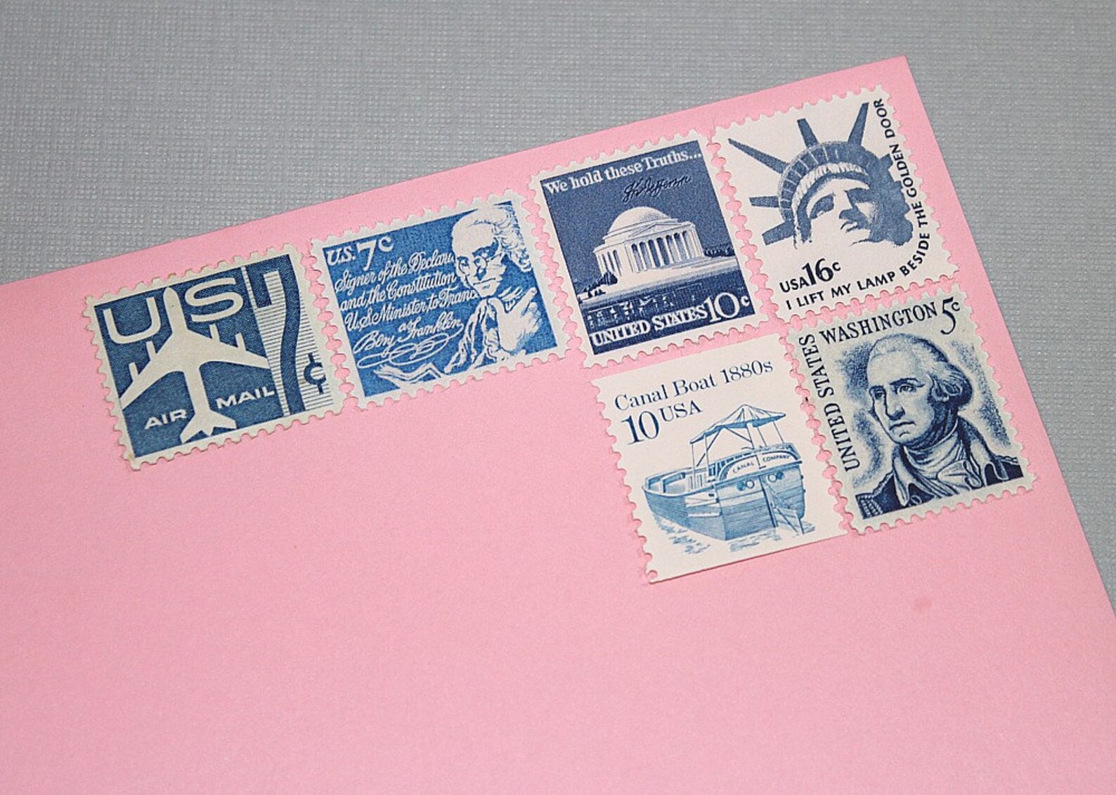 Little BLUE Stamps Unused Vintage Postage Stamps Enough to - Etsy