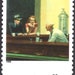 FIVE 32c Edward Hopper-nighthawks-stamp .. Vintage Unused US Postage ...