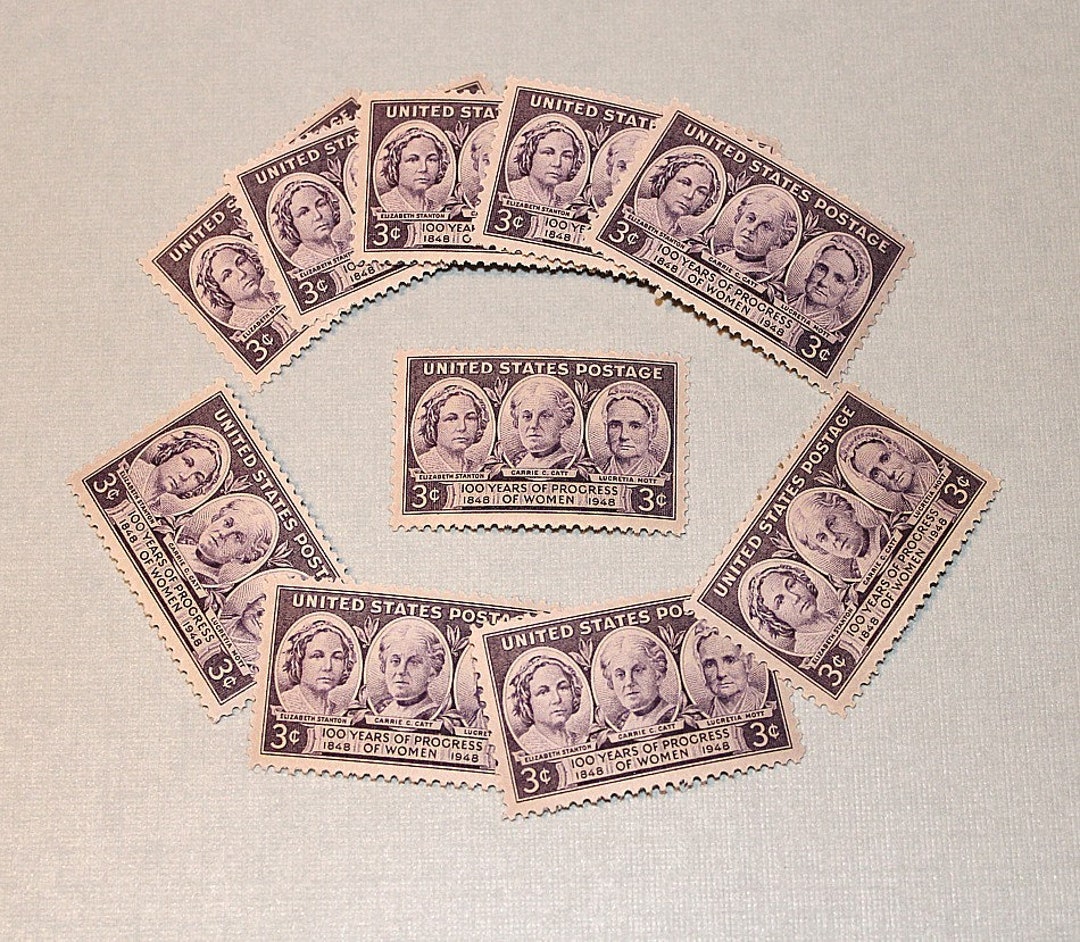 Pack of 50 | 3c Progress of Women Stamp .. Issue of 1948 .. Vintage ...