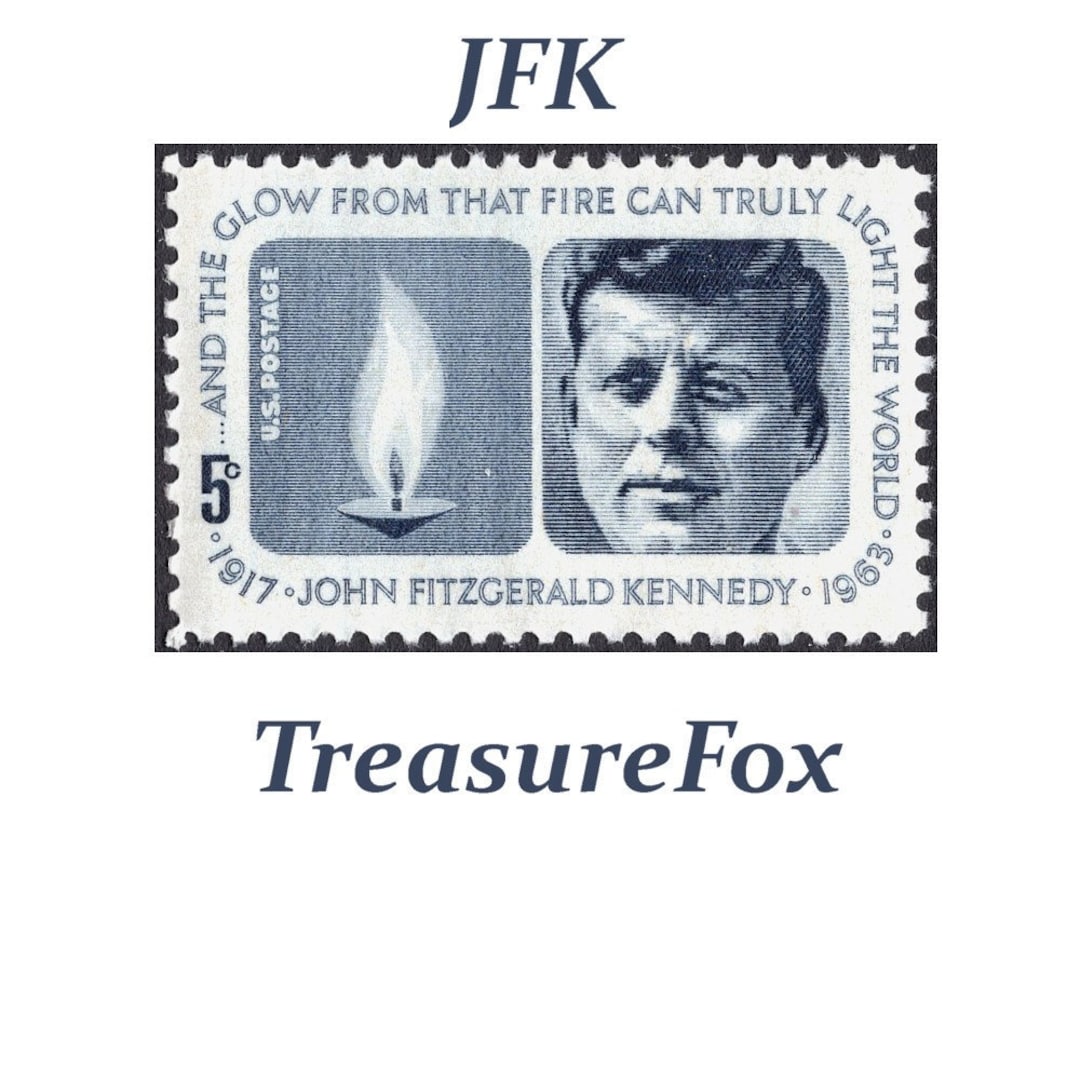 TWENTY 5c John F. Kennedy Memorial Stamps .. Vintage Unused Postage ...