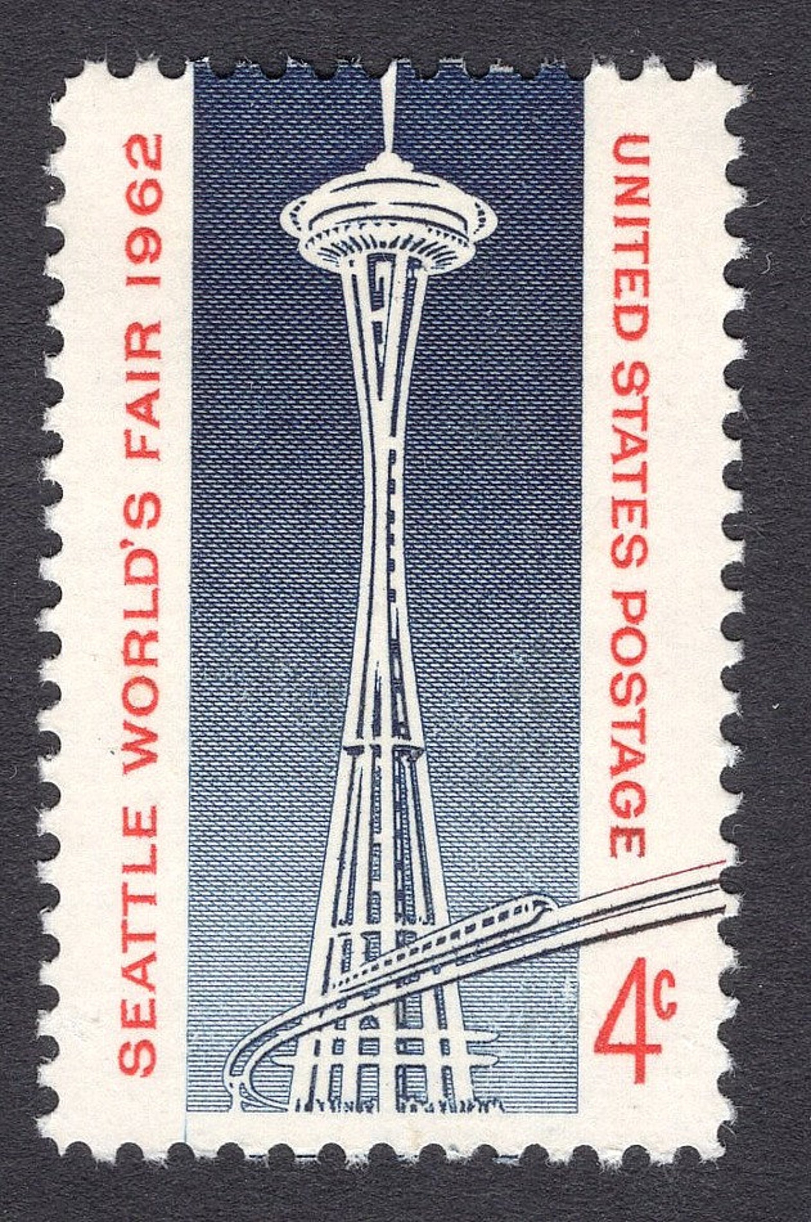 TWENTY 4c Seattle World's Fair Stamps .. Vintage Unused Postage Stamps ...