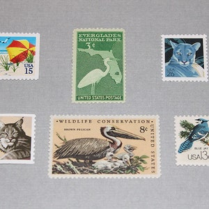 FLORIDA Life Unused Vintage US Postage Stamps 68c Rate to Mail 5 ...