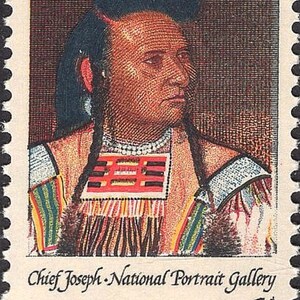 6c Chief Joseph Native American Stamp .. Unused US Postage Stamps ...