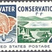 TWENTY 4c Water Conservation Stamp .. Vintage Unused US Postage Stamp ...