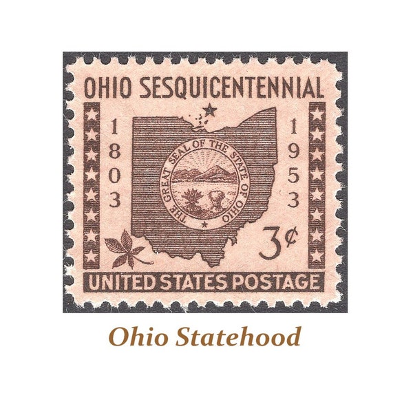 Ohio State Buckeyes Stamp - Etsy