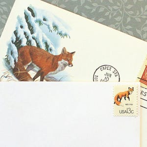 Ten 13c Red Fox Stamps .. Unused US Postage Stamps | Pack of 10 | 13 ...