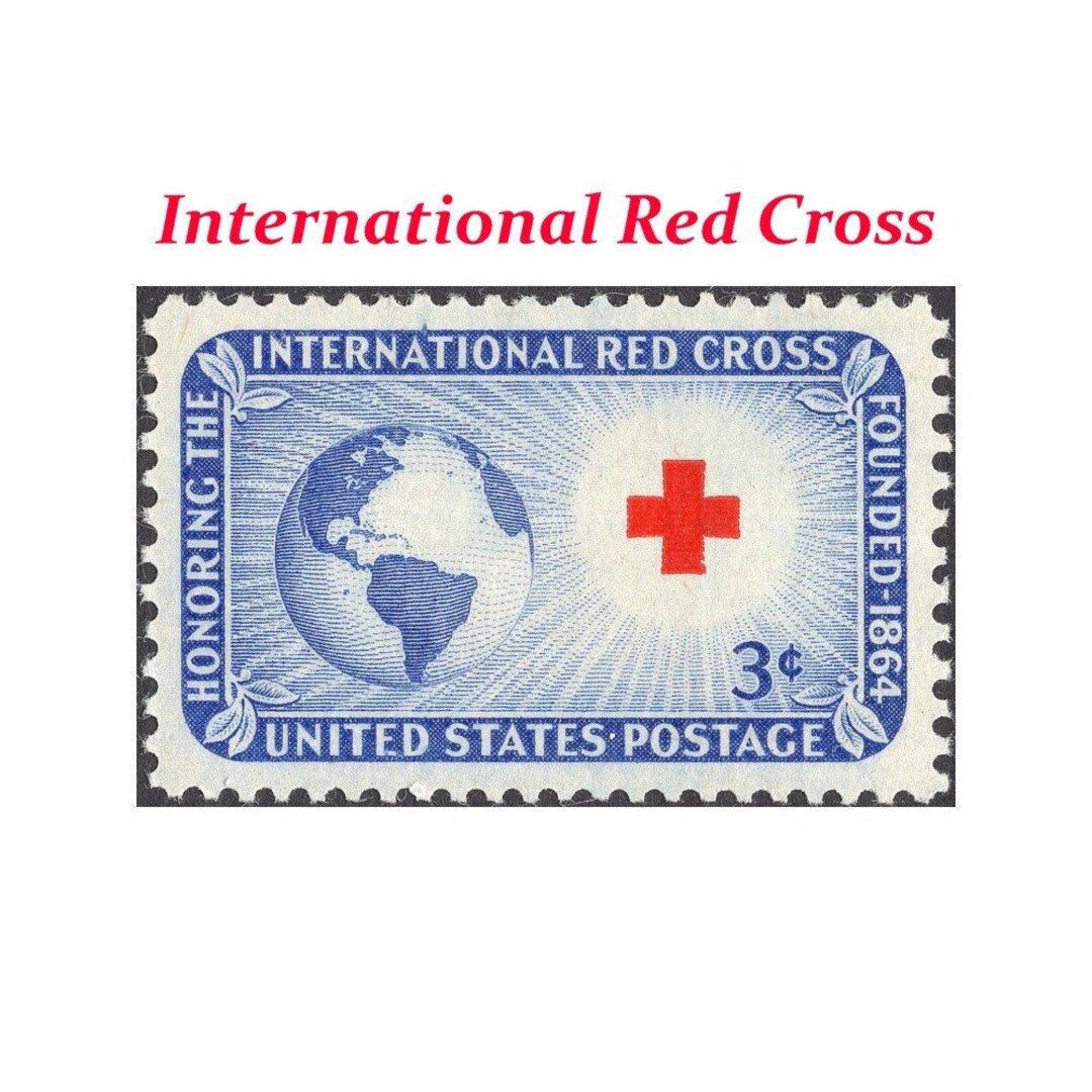 3c International Red Cross Stamp .. Unused US Postage Stamps .. Pack of ...