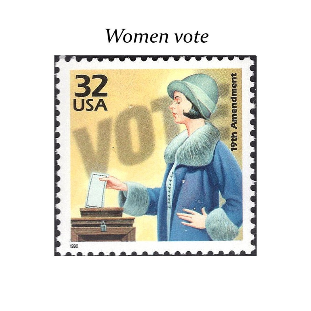 Five 32c Women Vote Stamps .. Unused US Postage Stamps .. 19th ...