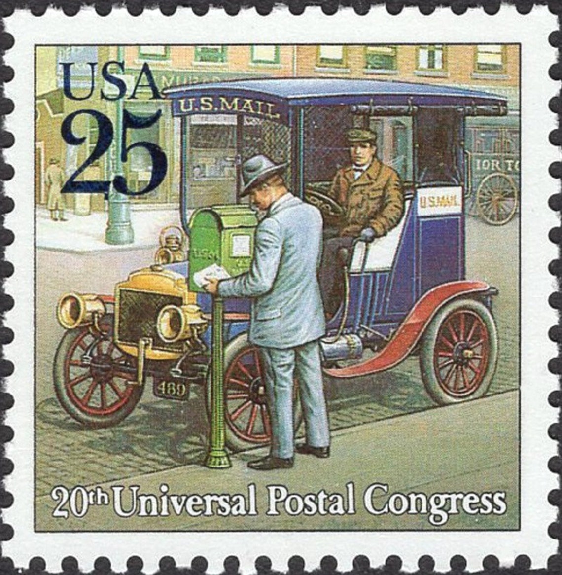 FIVE 25c City Mail Delivery Stamp .. Vintage Unused US Postage - Etsy