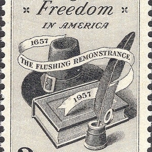 3c Religious Freedom Stamp .. Unused US Postage Stamps .. Pack of 10 ...