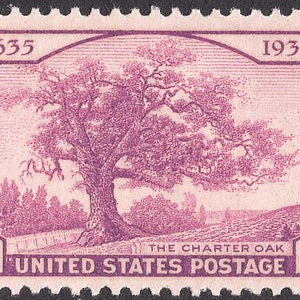 TWENTY 3c Oak Tree Stamps .. Vintage Unused US Postage Stamps ...